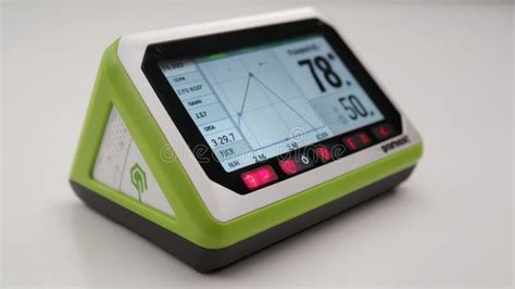 Green Portable Data Logger Device Stock Illustration Illustration Of