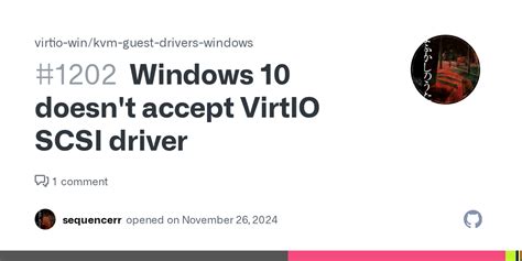 Windows 10 Doesnt Accept Virtio Scsi Driver · Issue 1202 · Virtio Winkvm Guest Drivers