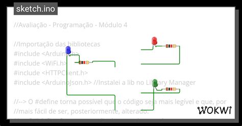 Avaliação M4 Wokwi Esp32 Stm32 Arduino Simulator