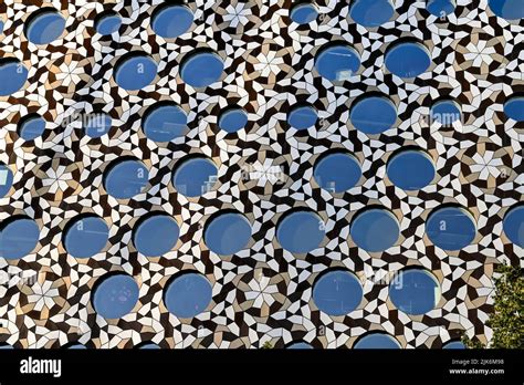 London England June 2022 Pattern Formed By External Cladding On An