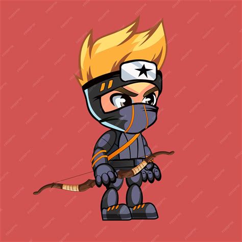 Premium Vector 2d Game Character Sprite With Archery
