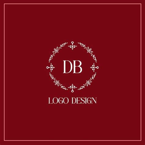 Векторное изображение дизайна логотипа Db Премиум векторы