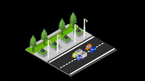 Garbage Truck Animation Stock Video Footage For Free Download