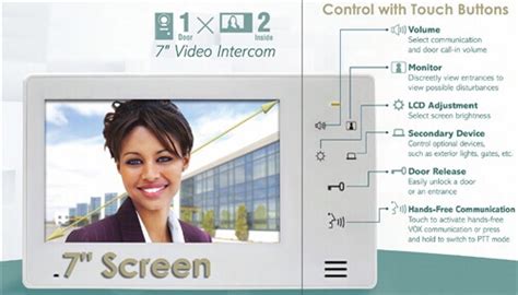 Large Screen Mobile Ready Video Intercom