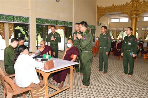 အောင်မြေသာစံမြို့နယ်နှင့် သာစည်မြို့နယ်တို့၌ သံဃာတော်များနှင့် ဒေသခံပြည်သူ များအား ကျန်းမာရေး