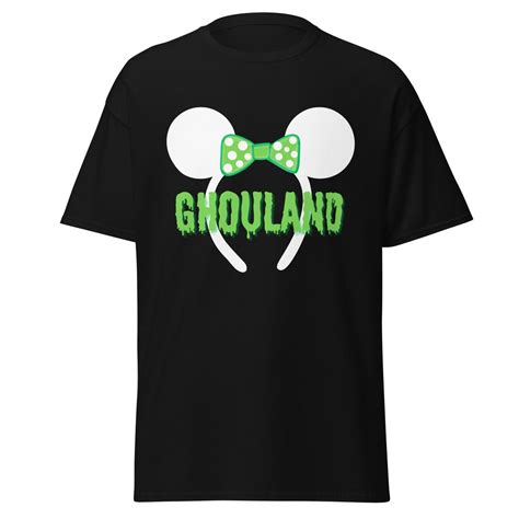 Ghouland Uni Sex T Shirt Disney Parks Horror Goth Spooky Etsy