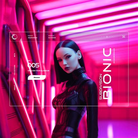 Bionic Web Ui Landing Page Design Behance