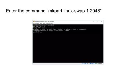 How Do I Use Parted To Partition Devsda With The Specifications In This Card Pptx