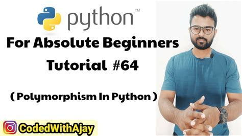 Polymorphism In Python Python Tutorials For Absolute Beginners In Hindi 64 Youtube