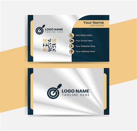 Premium Vector Sample Visiting Card Template Design