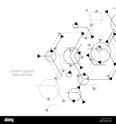 Molecular Cell Connection Internet Technology Biology Science Background Abstract Geometric