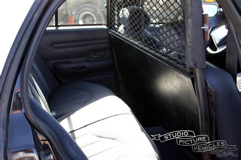 Police Car Inside Back Seat