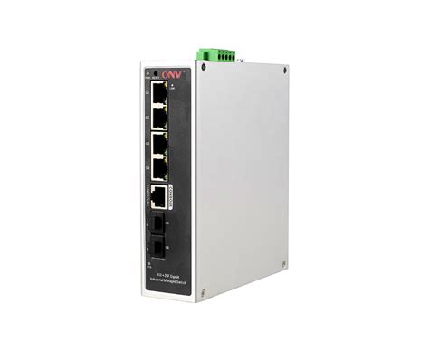 Gigabit 6 Port Managed Industrial Ethernet Switch Onv