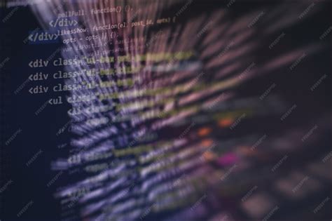 Premium Photo Developer Programming Code Abstract Computer Script