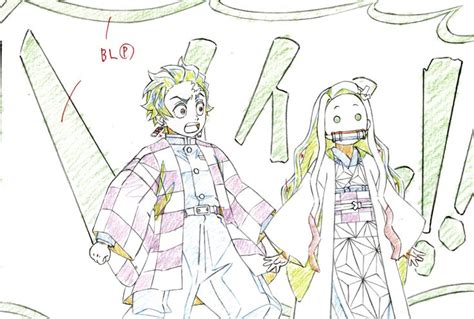 Tanjiro And Nezuko Keyframe การออกแบบตัวละคร