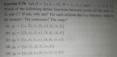 Solved Exercise 579 Let A Abcd B Cde And