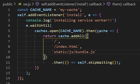 Implementation Of Service Worker Using Reactjs Application To Build Pwa