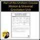 Uniform Circular Motion Quiz Circular Motion PDF Quiz Editable PPT Version