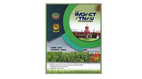 The Impact Of Tnau Technologies Economic Social And Environmental