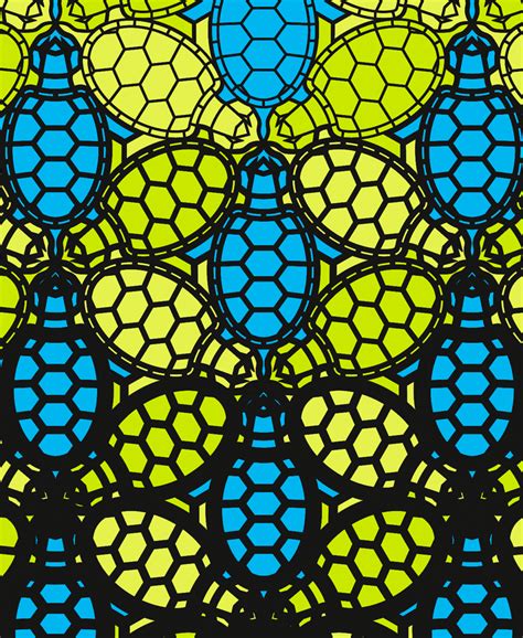 Tessellation Turtles Behance