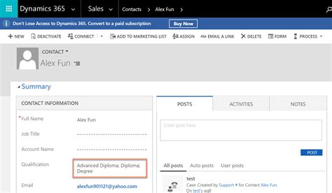 Dynamics CRM Dynamics MultiSelect Option Set