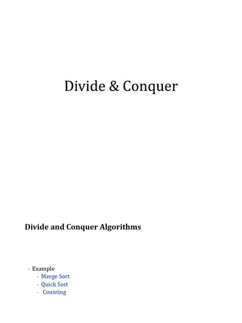 7 Ds Tam Quick Sort Mergesort Download Free Pdf