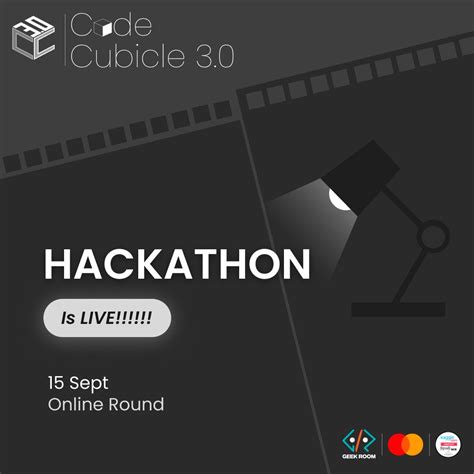 Code Cubicle On Linkedin Hackathon Is Live 👾 All The Best To All The