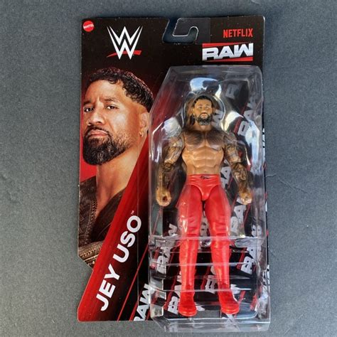Mattel Toys Wwe Raw Netflix Jey Uso Wrestling Action Figure