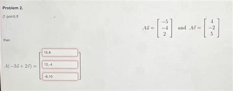 Solved Problem Point Determine I And Y Such That Y Chegg Com