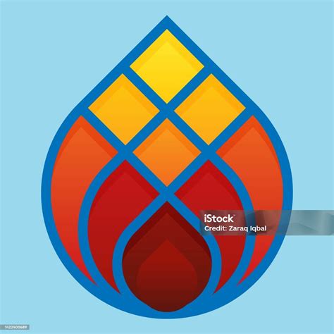 화재 또는 물방울 또는 화재 화염 벡터 로고 모노그램 템플릿 0명에 대한 스톡 벡터 아트 및 기타 이미지 0명 개념 날기 Istock