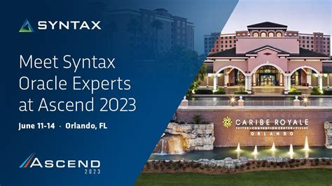 Syntax On Linkedin Oracleclouderp Ebs Ascend2023 Globalsyntax
