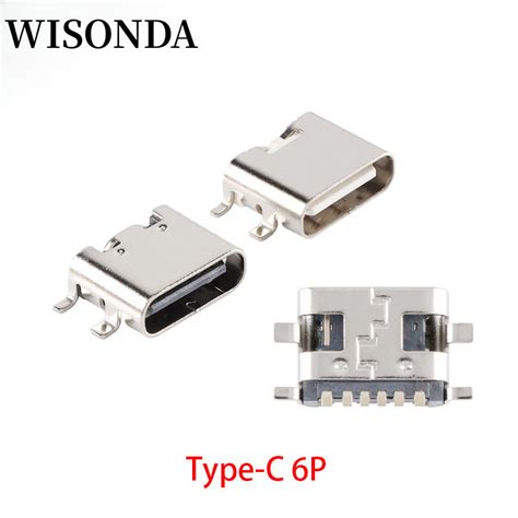 Pcs Pcs Usb Type C Connector Jack Female Pin Full Mount P V A Simple High Current Fast