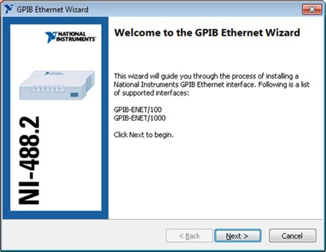 Installing GPIB ENET Controllers National Instruments