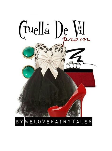 Curella De Vil Disney Outfits Disney Style Prom