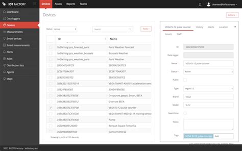 Iot Dashboard Device Managements IOT Factory