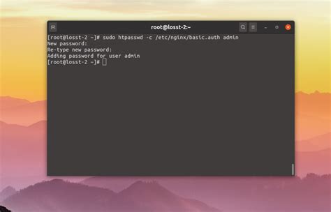 Auth Basic Nginx Losst