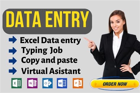 Fast Excel Data Entry Typing Copy Paste Virtual Assistant By Jobaed