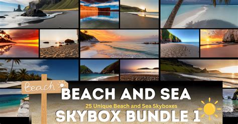 Beach And Sea Skybox Bundle 1 25 Various Beach And Sea Skyboxes 2d Sky Unity Asset Store