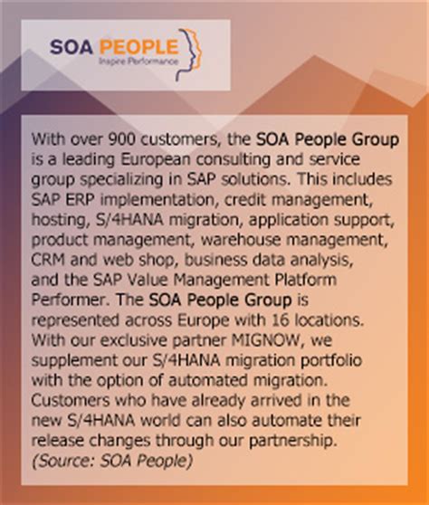 Interview Automated Sap S 4hana Migration With Soa People And Mignow Brandenburg University