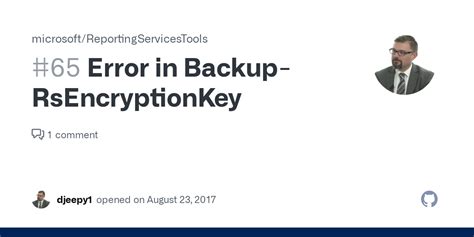 error in backup rsencryptionkey · issue 65 · microsoft