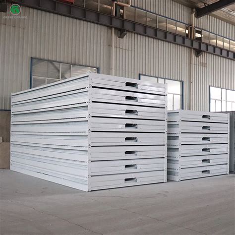 Prefab Foldable Container Homes Fast Assemble Container Home Portable Residential Shipping