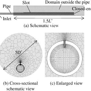 Setup For Numerical Simulation The Domain And Setup Configuration Was