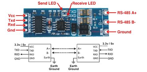 Ttl Serial Til Rs485 Converter Adapter Module Ardustore Dk