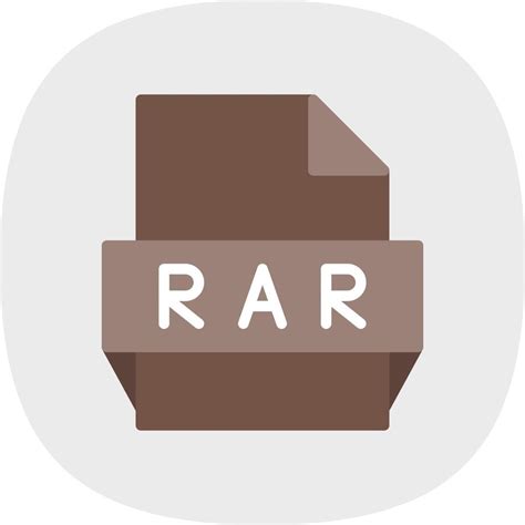Rar File Format Icon 16904223 Vector Art At Vecteezy