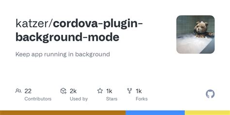 Github Katzercordova Plugin Background Mode Keep App Running In Background