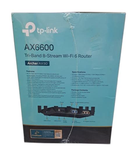Wireless Or Wi Fi Tp Link Archer Ax6600 Tri Band 8 Stream Wifi 6 Router 1 At Best Price In