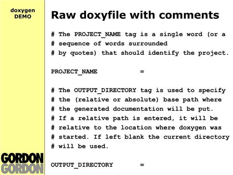 Ppt Documentation Generation Programs Doxygen Demonstration Manuel Gordon 514 934 3274