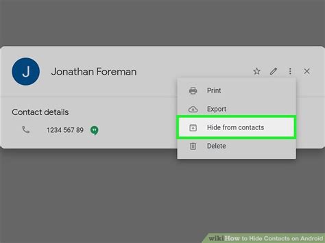 How To Hide Contacts On Android Steps With Pictures