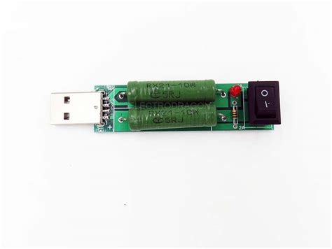 Usb Load Resistor For Testing 2a 1a Constant Discharge Electrodragon