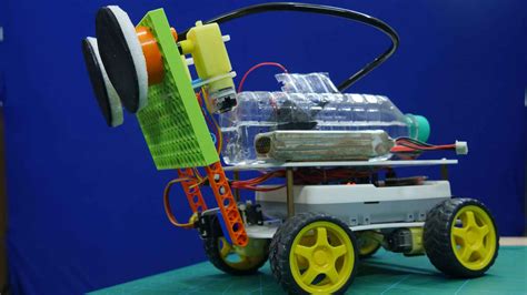 How To Make Mobile Controlled Floor Cleaningcleansweep Robot Arduino
